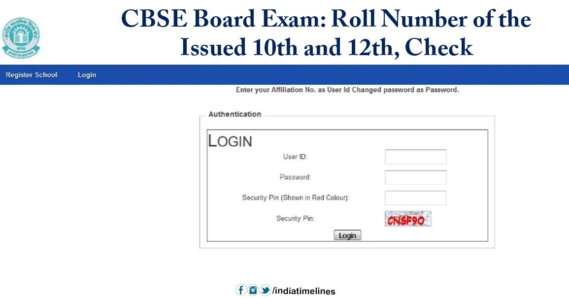 CBSE Board 10th and 12th Roll Number Issued, Check Here